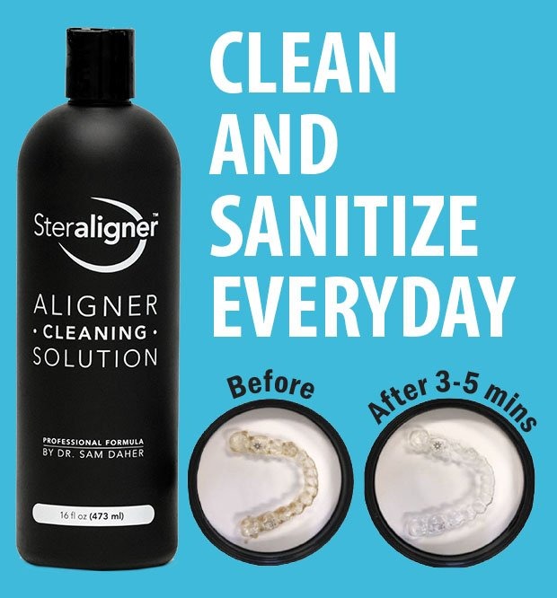 Steraligner Aligner & Retainer Cleaning Solution 473mL – The Tooth ...